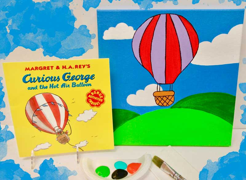 Curious George & the Hot Air Balloon • Art Attack